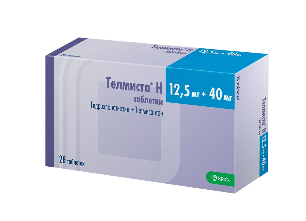 Телмиста Н 40мг/12.5мг №28 шахмал KRKA | Орхон эм хангамж